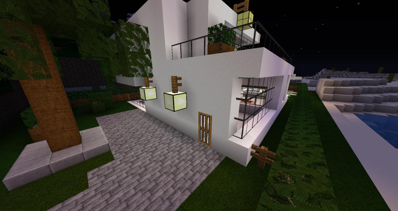 Modern House - Double Complex + Schematic Minecraft Map