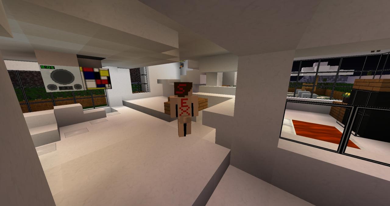 Modern House - Double Complex + Schematic Minecraft Map