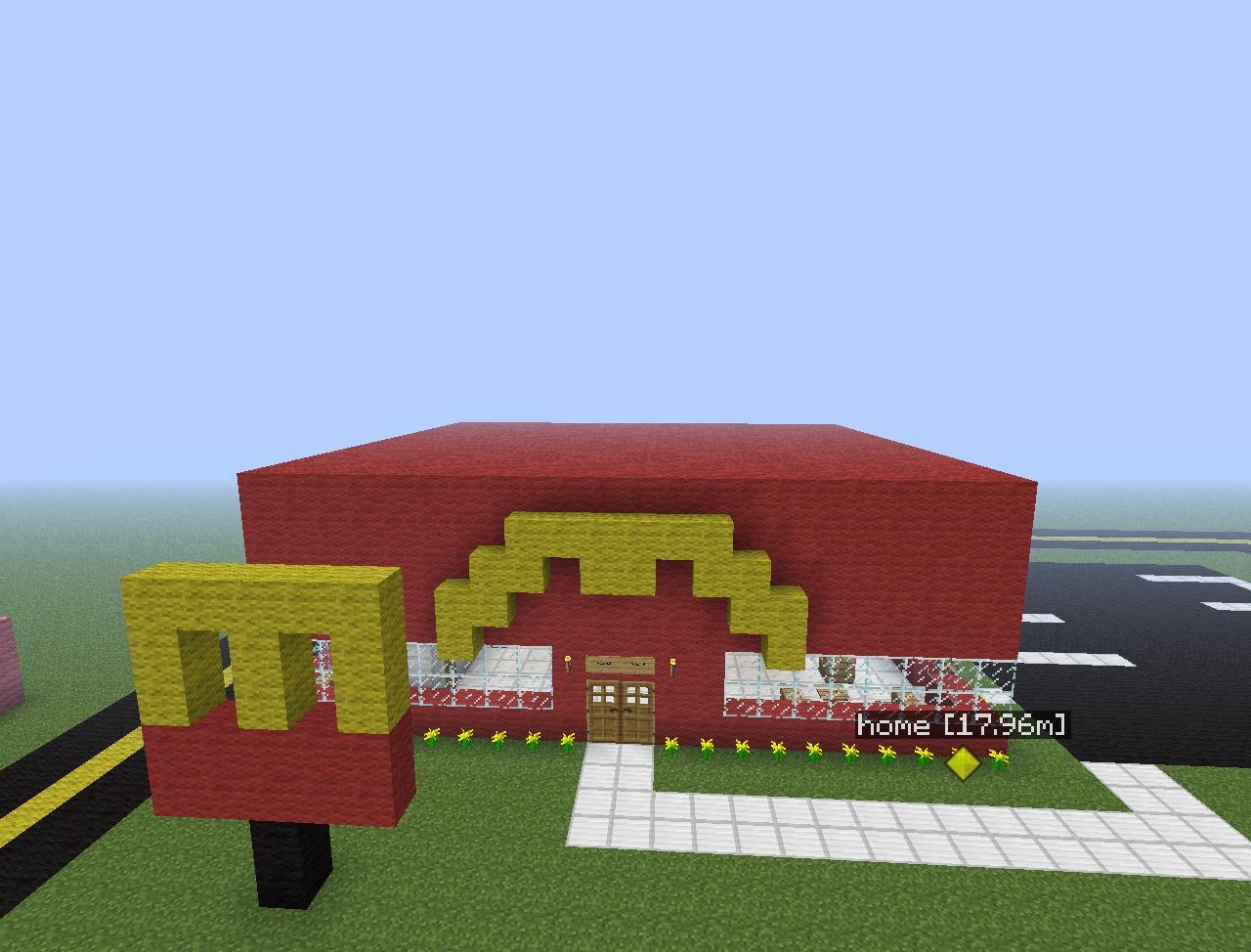 McDonalds and football! Minecraft Map