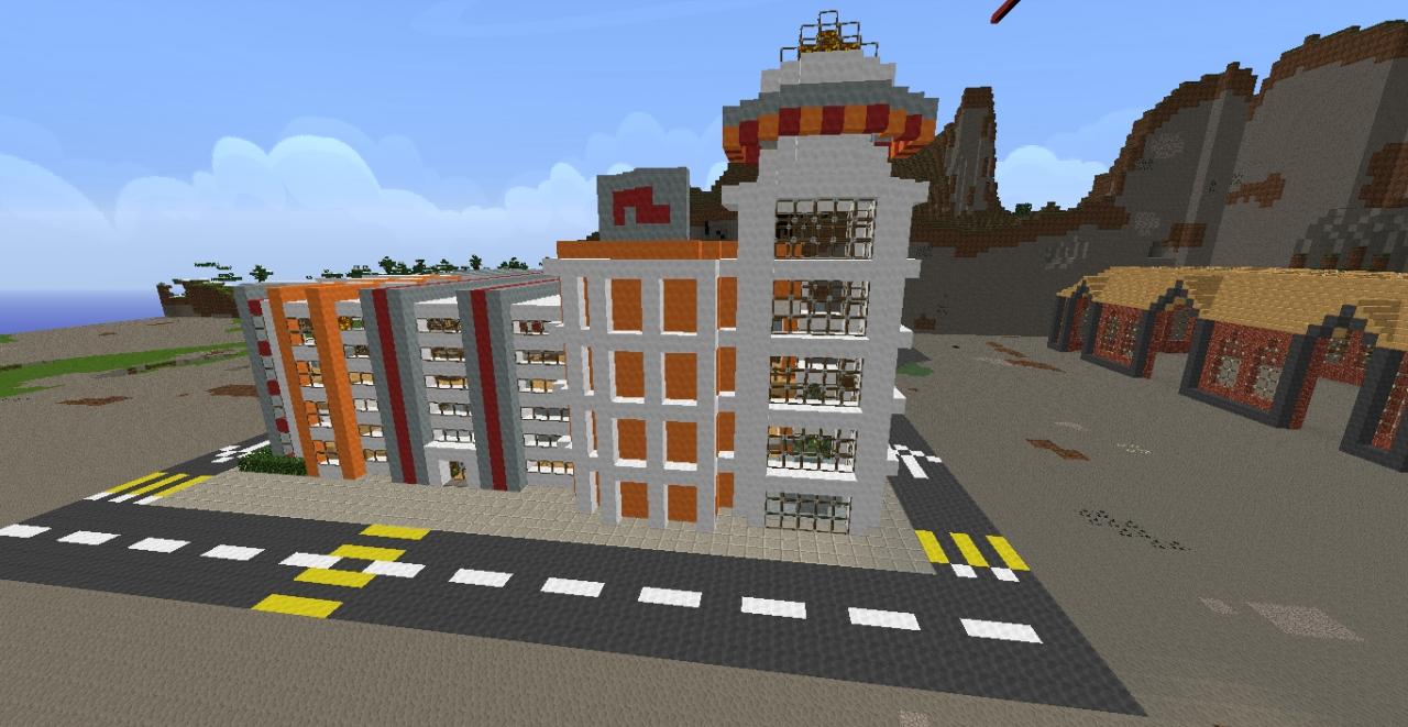 SimCity Style Bus Terminal Minecraft Map