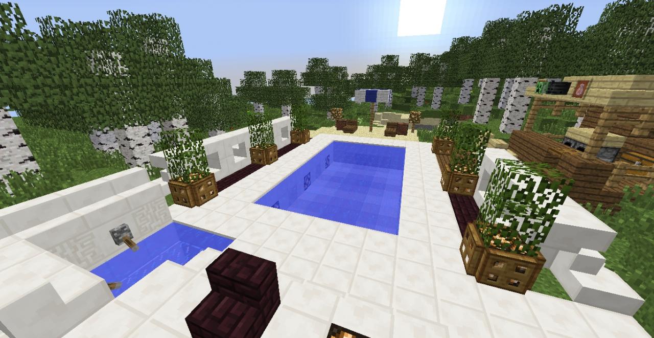 Modern Quartz House Minecraft Map