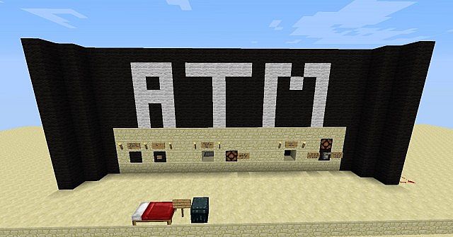 ATM in MInecraft Minecraft Map