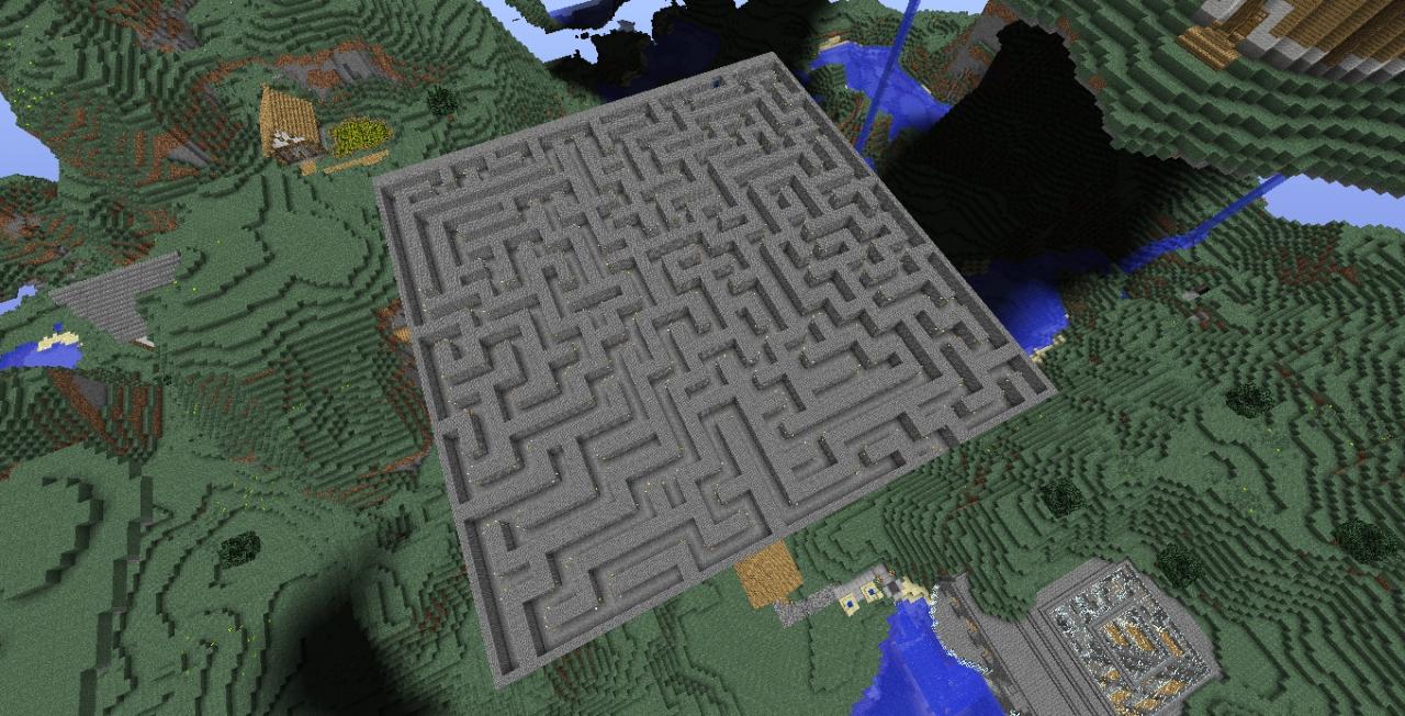 Maze Minecraft Map