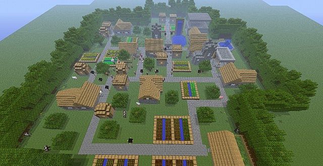 Forest Village Minecraft Map
