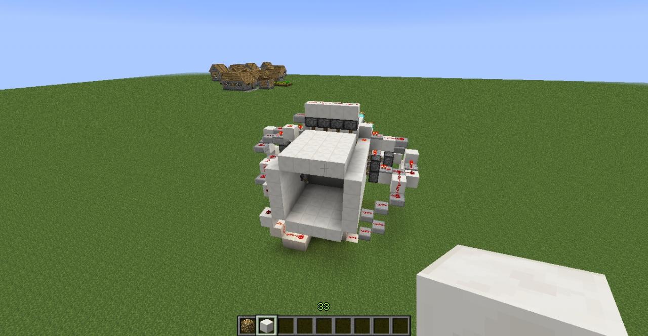 4x4 piston vault door Minecraft Map