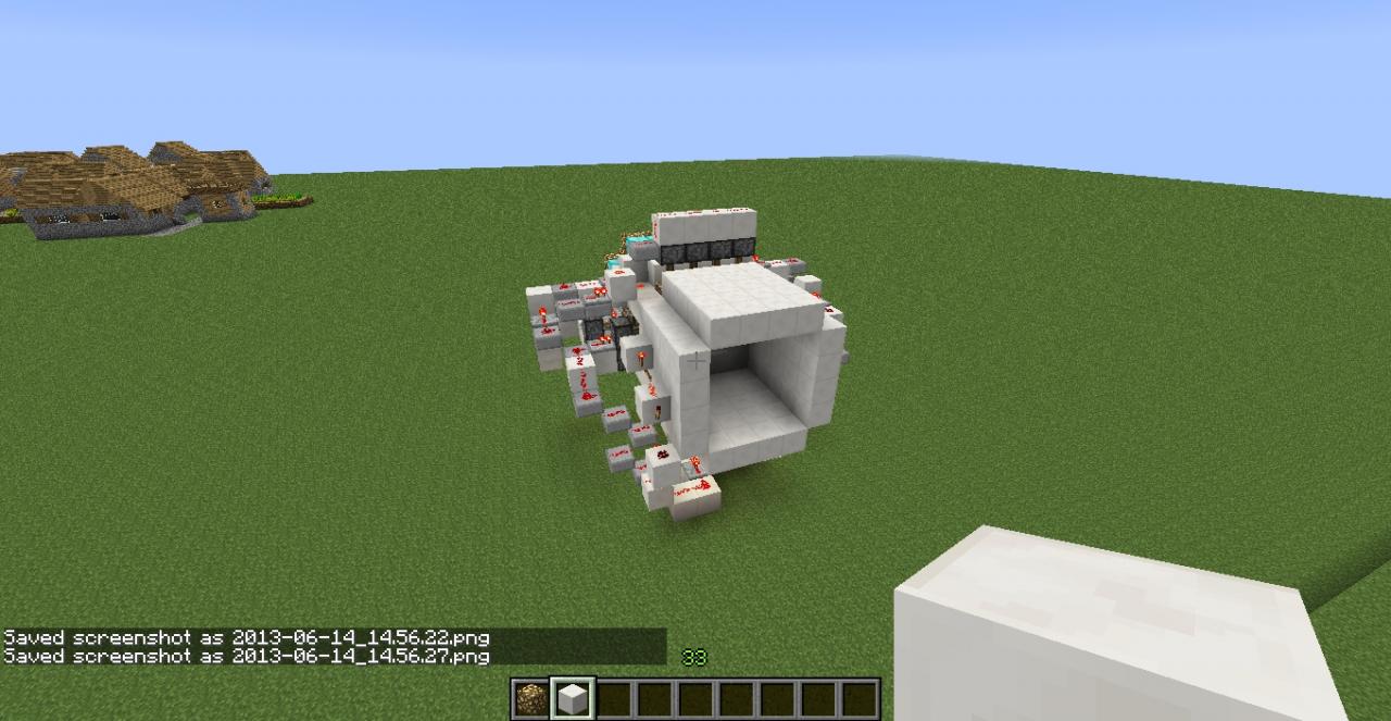 4x4 piston vault door Minecraft Map