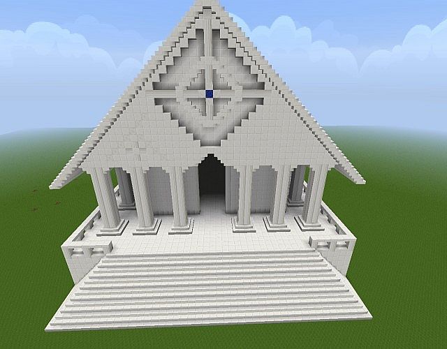 Temple of Zeus (spawn) Minecraft Map
