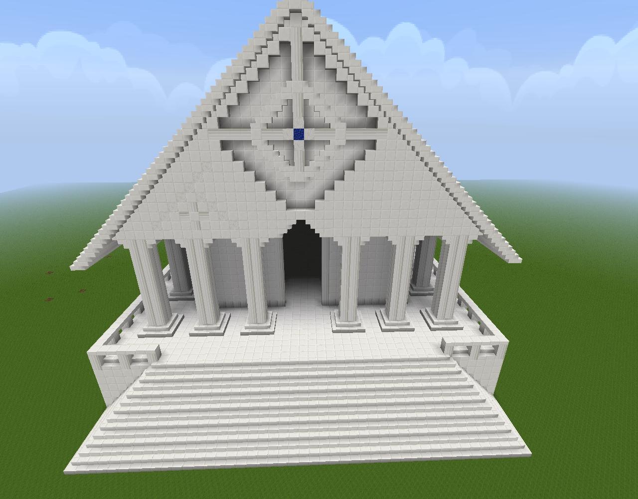 Temple of Zeus (spawn) Minecraft Map