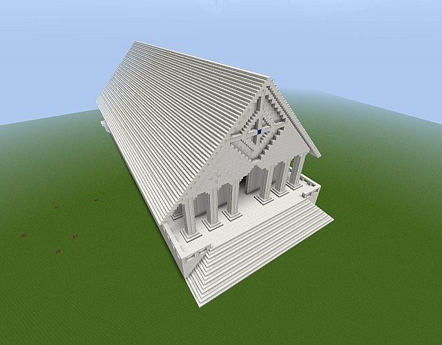 Temple of Zeus (spawn) Minecraft Map