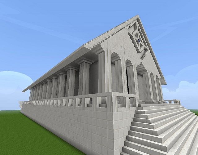 Temple of Zeus (spawn) Minecraft Map