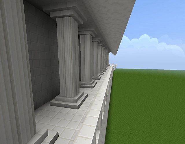 Temple of Zeus (spawn) Minecraft Map