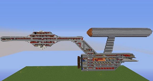 USS ENTERPRISE TOS (NCC-1701) Minecraft Map