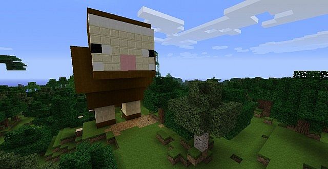 Derpy Baby Brown Sheep Minecraft Map