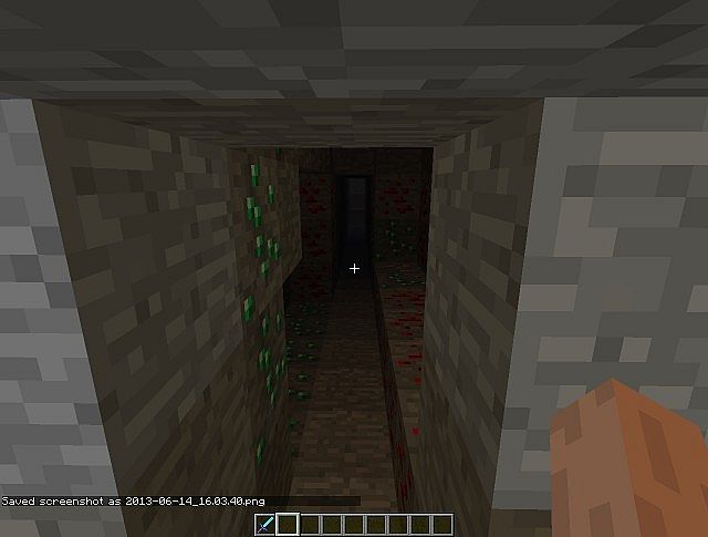 Mining tunnel Minecraft Map