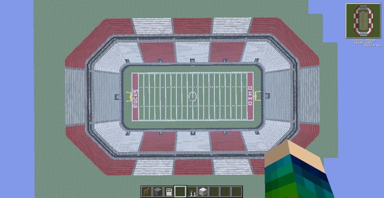 Football Stadium Minecraft Map