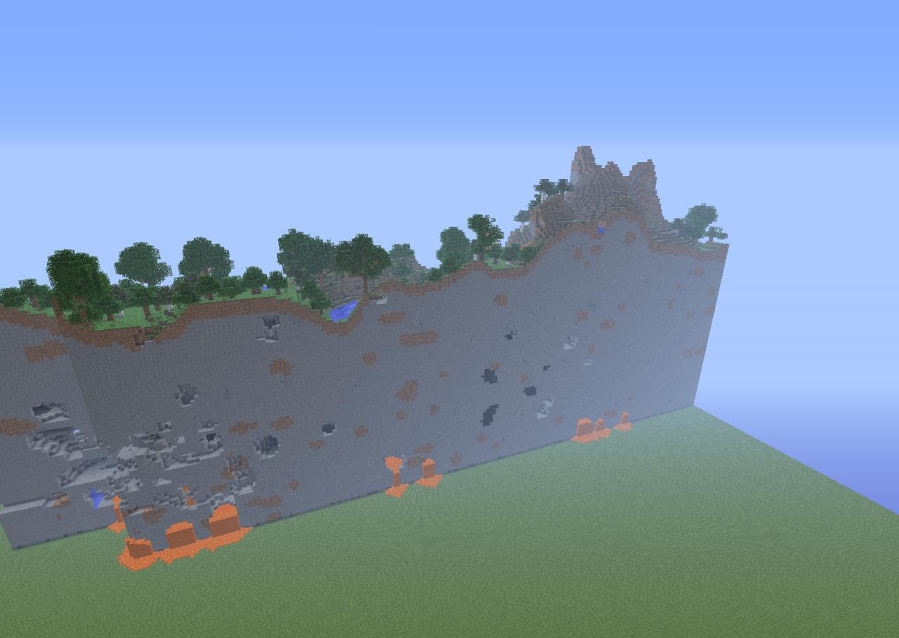 Super Flat Chunk Glitch Minecraft Map