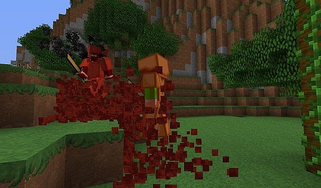 Blood plugin for Minecraft [[1.7.10!]] Bleed in MineCraft! Minecraft Mod
