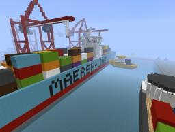 Cargo Ship - CMA CGM Style Minecraft Map