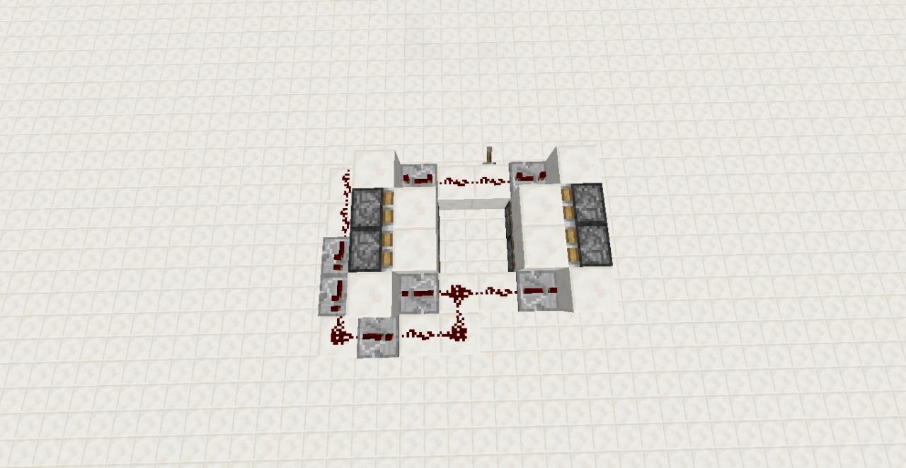 Trap Door 2x2 Compacted 7x4x2 Minecraft Map