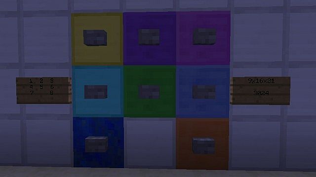 Redstone: 8 Digit Combo Lock Minecraft Map