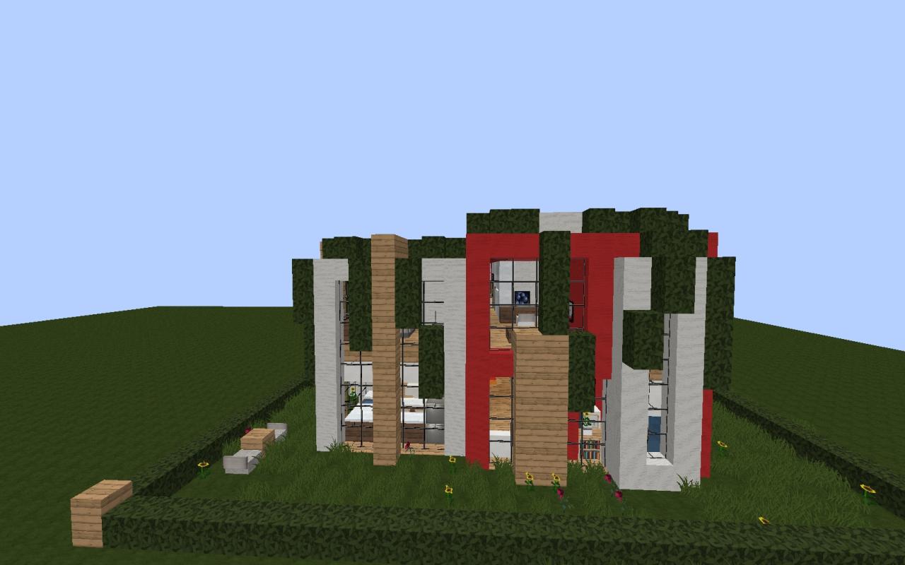 Mend - a modern house Minecraft Map