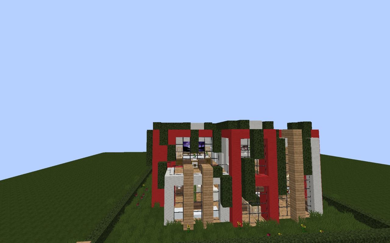 Mend - a modern house Minecraft Map