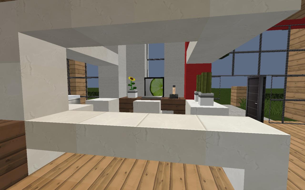 Mend - a modern house Minecraft Map