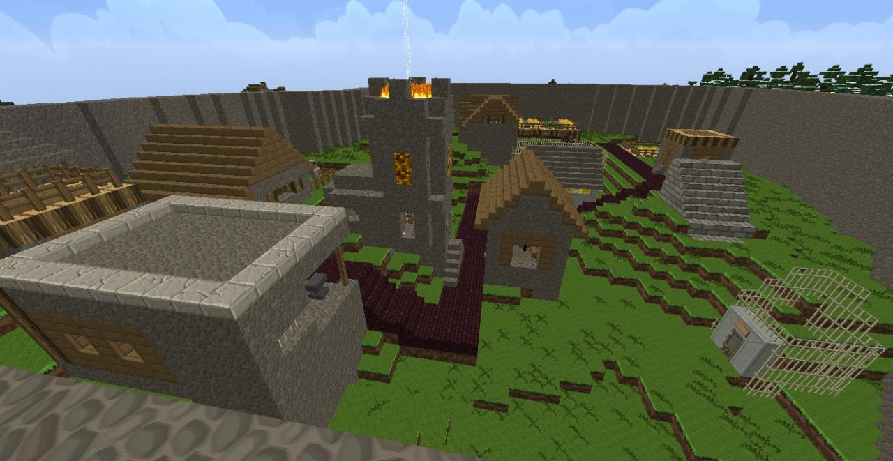 Custom Village Minecraft Map