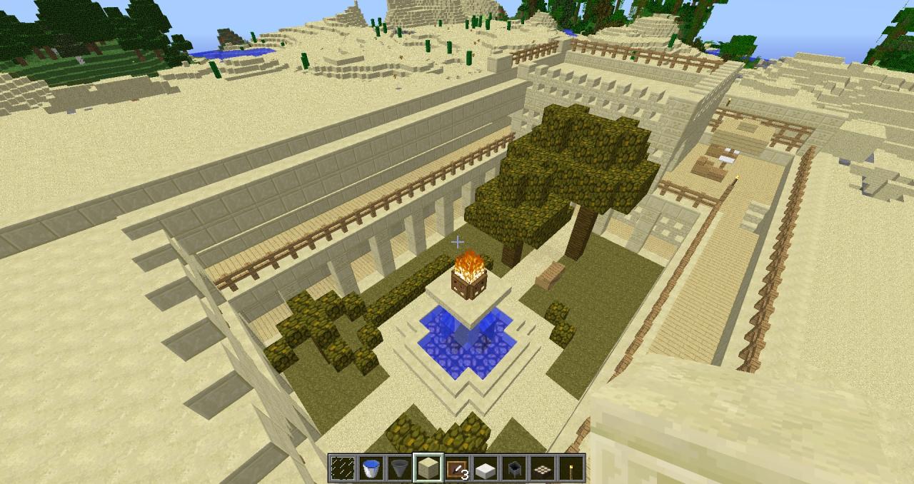 villa du desert Minecraft Map