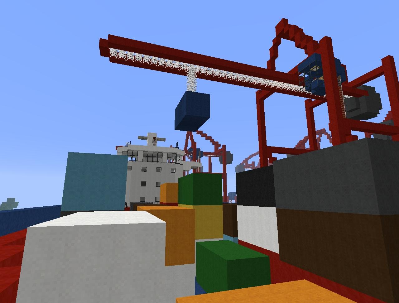 Cargo Ship - CMA CGM Style Minecraft Map