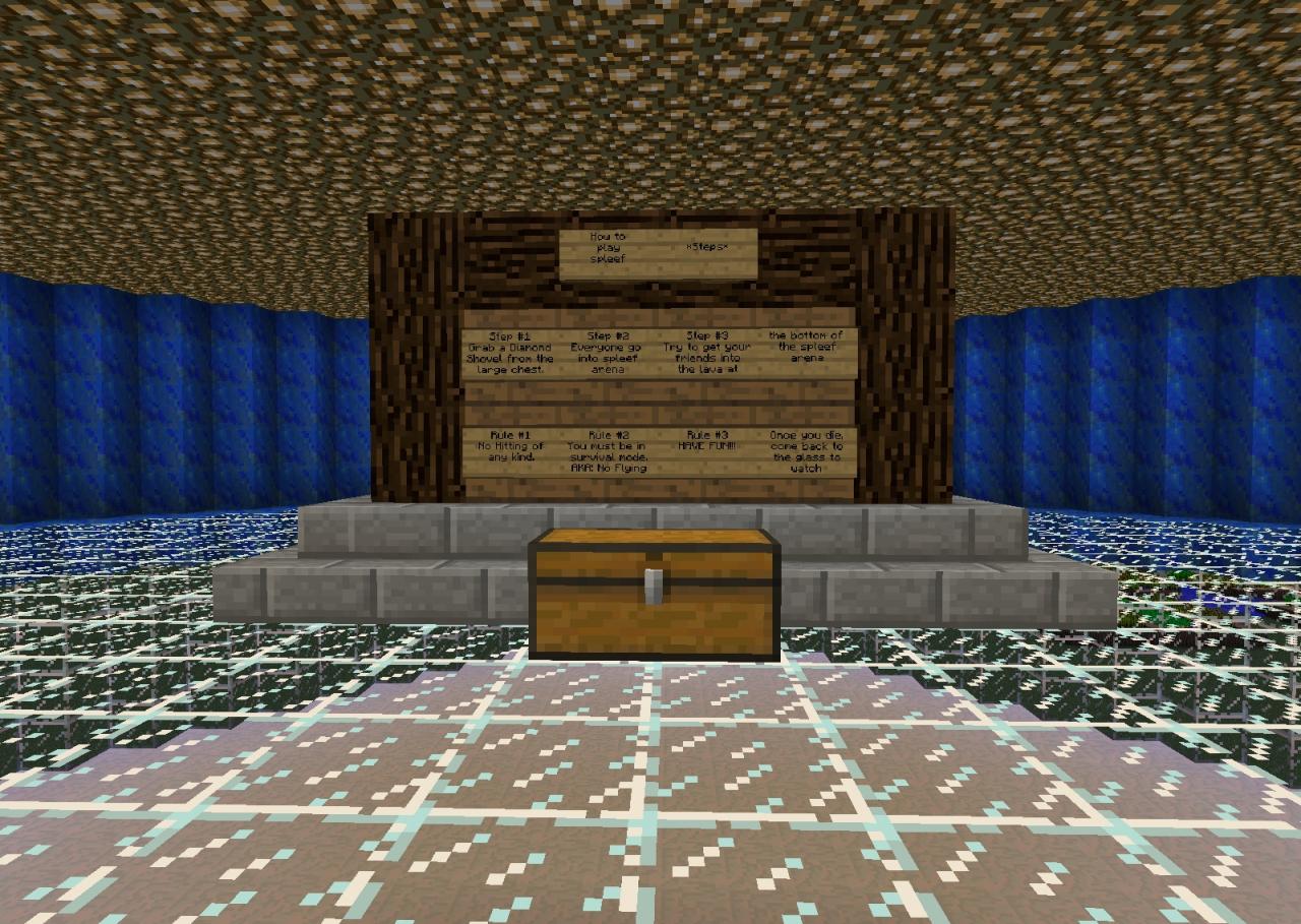Spleef Arena - 3 Layers Minecraft Map