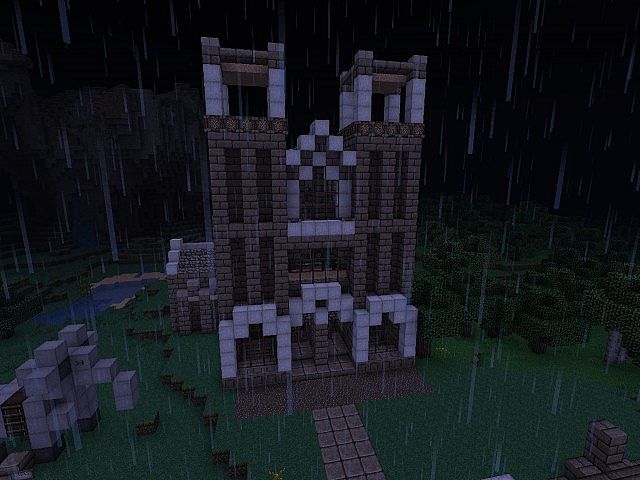 Simple cathedral Minecraft Map