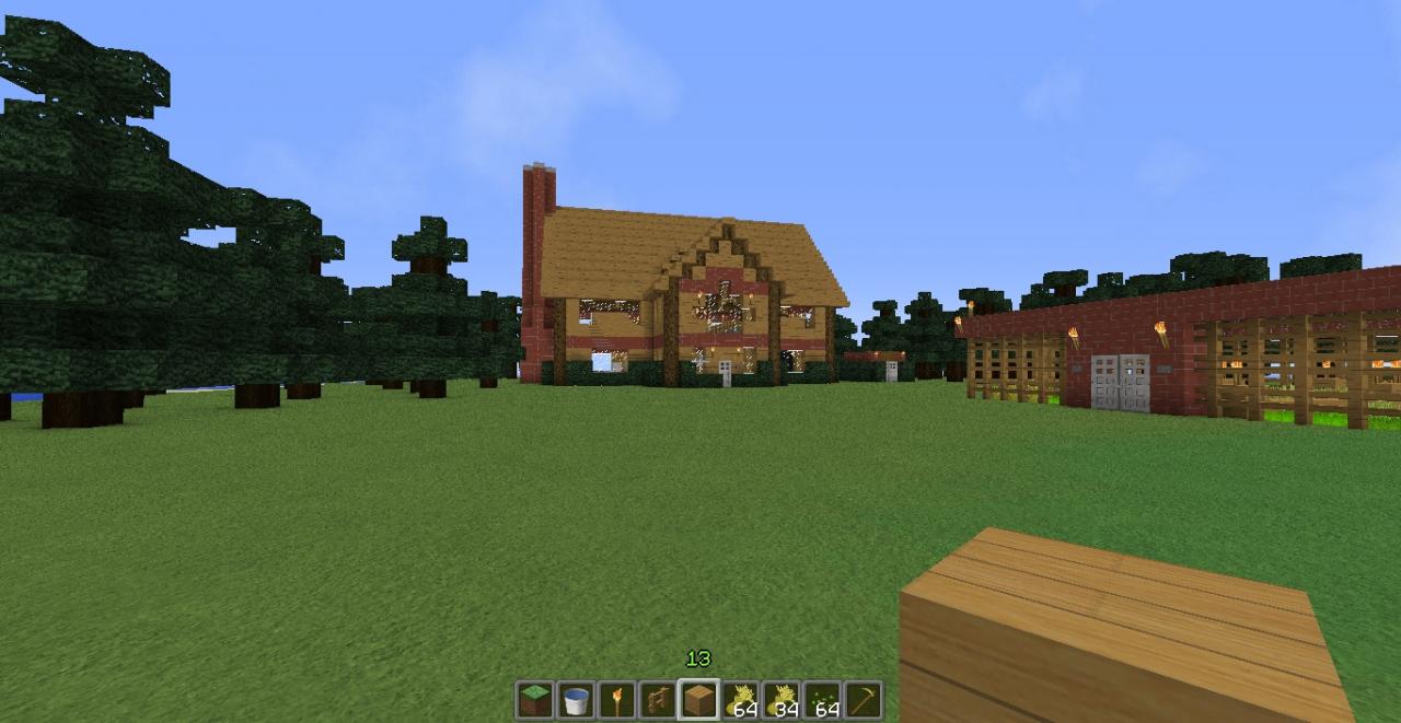 Rustic Theme Mansion Minecraft Map
