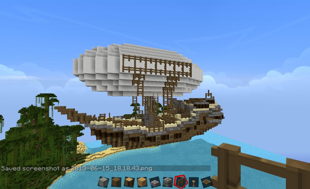 Imperial small air ship Minecraft Map
