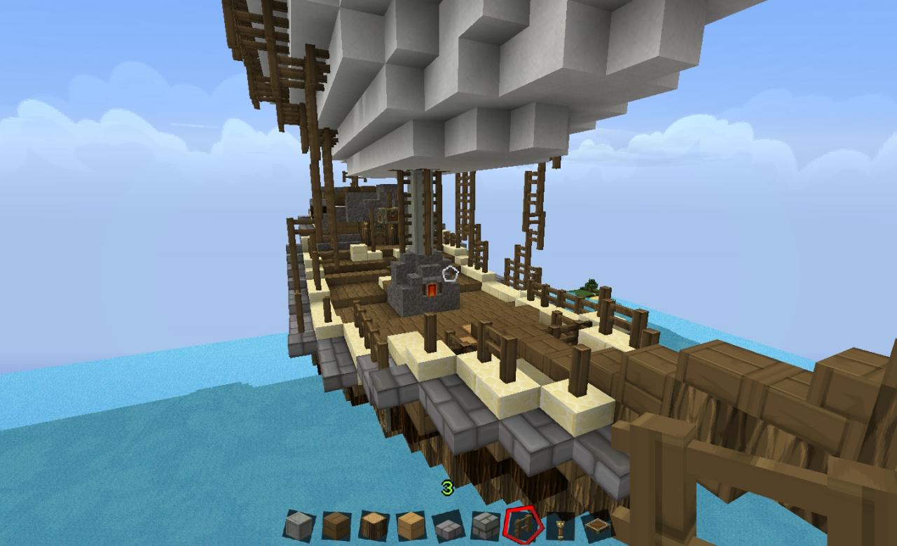 Imperial small air ship Minecraft Map