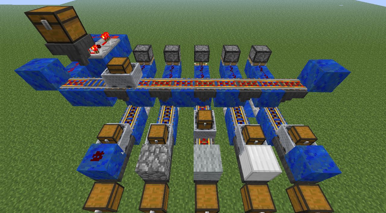 The sorting machine Minecraft Map