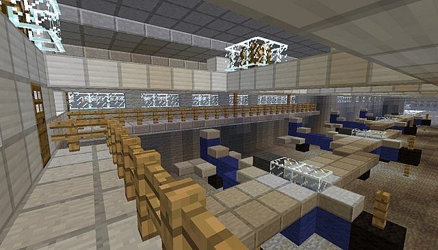 Small aircraft hangar Minecraft Map