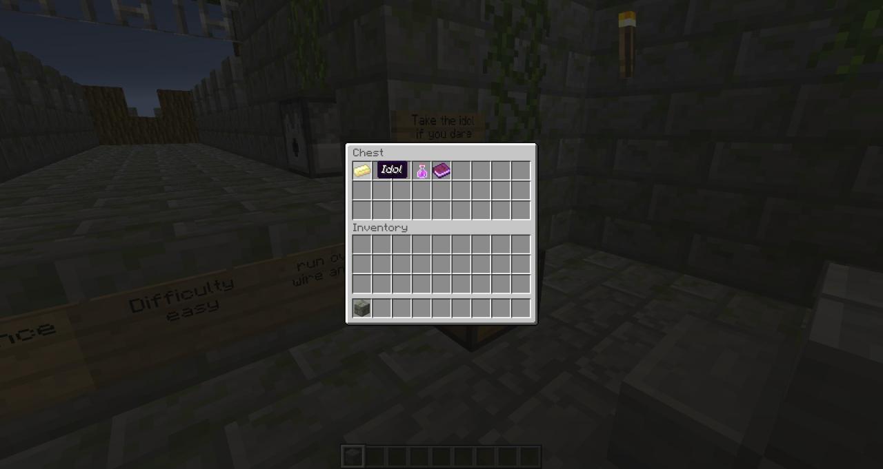 Temple run Minecraft Map