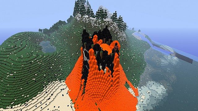Random volcanic island! :) Minecraft Map