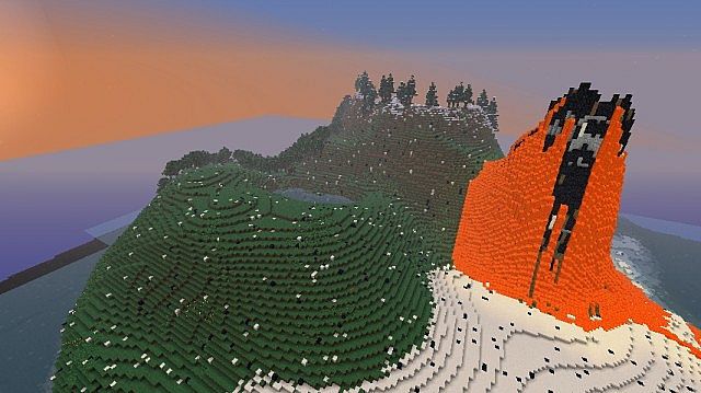 Random volcanic island! :) Minecraft Map