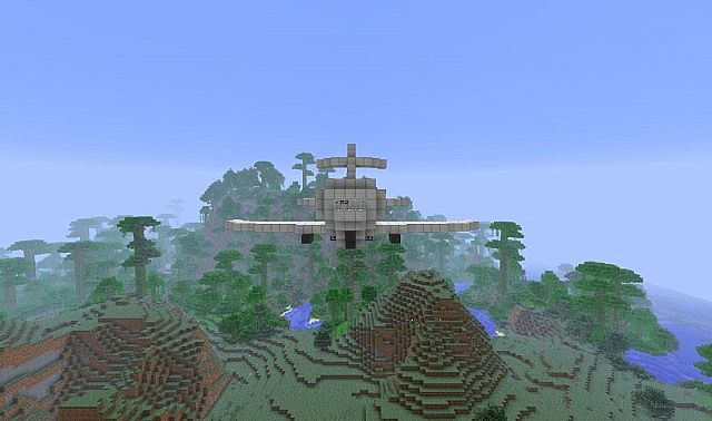 Future airplane (small) Minecraft Map