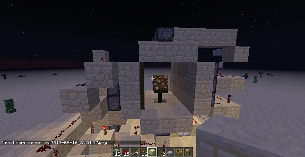 3x3 Piston Door Minecraft Map