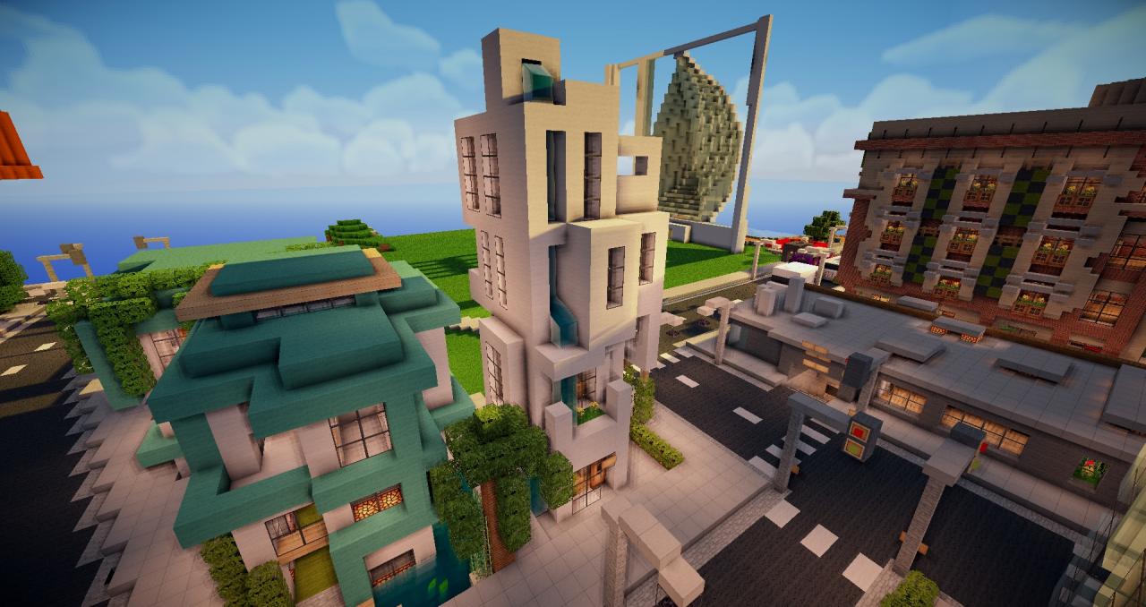 Minimalistic house Minecraft Map