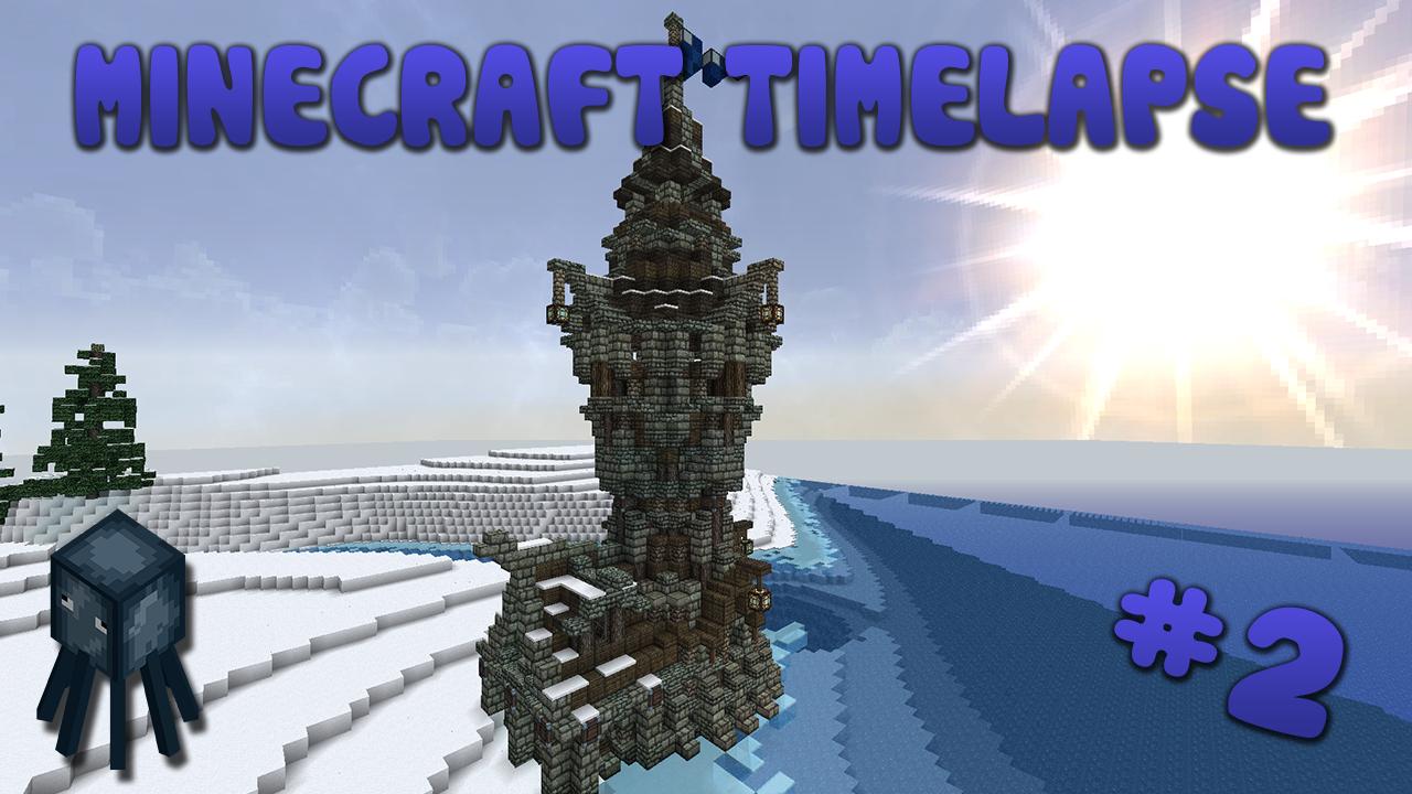 Minecraft Snowy Village | Guardtower timelapse Minecraft Map