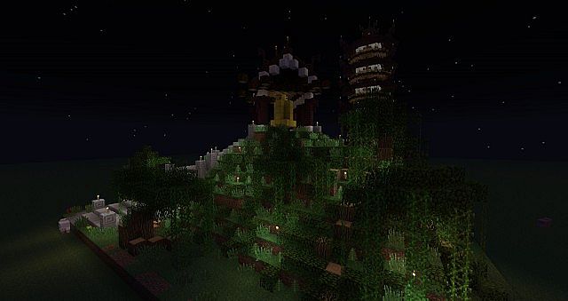 A Buddhist Templebell on a Hill Minecraft Map