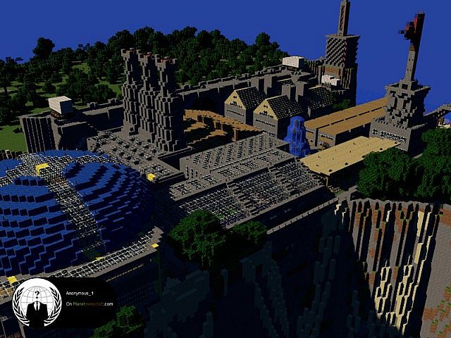 Human/Dwarven City Minecraft Map