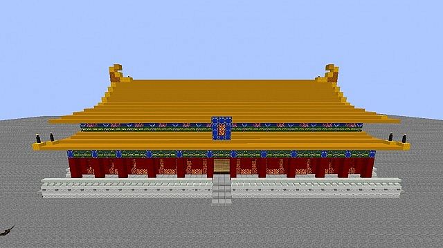 Asian Style Building #1 Dojo Minecraft Map
