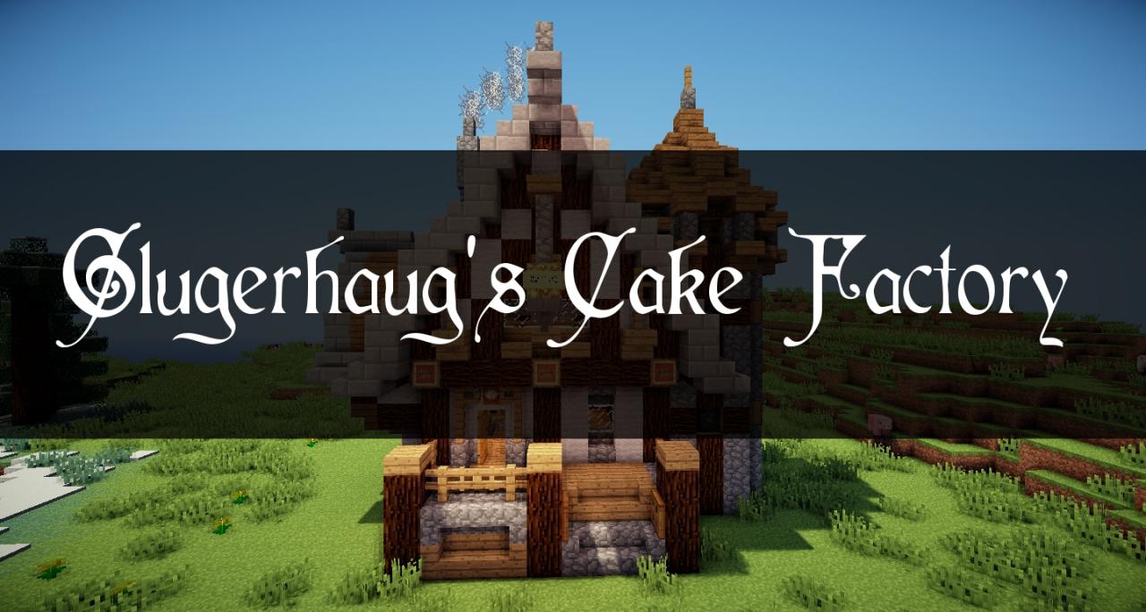 Glugerhaug's Cake Factory - A Medieval Build Minecraft Map