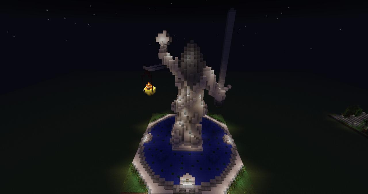 Justitia Statue - Personification of Justice Minecraft Map