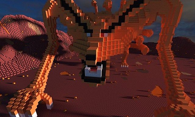 Kyubi Ninetails Fox Minecraft Map